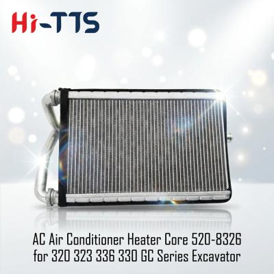 China AC Air Conditioner Heater Core 520-8326 for Caterpillar 320 320GC 323 336 330 Excavator 4.5kg for sale
