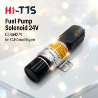 China 24V Stop Solenoid Valve 3864274 386-4274 for 6BT5.9 B5.9 Excavator Engine Parts for sale