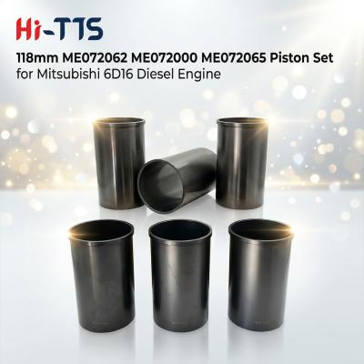 China Cylinder Liner 6D16 ME051157 ME041102 Diesel Engine Parts Aftermarket 3KG Aluminum Alloy for sale