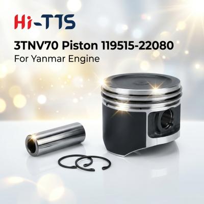 China 119515-22080 129515-22080 Piston for Yanmar 3TNV70 Engine Excavator Parts 2KG Aluminum for sale
