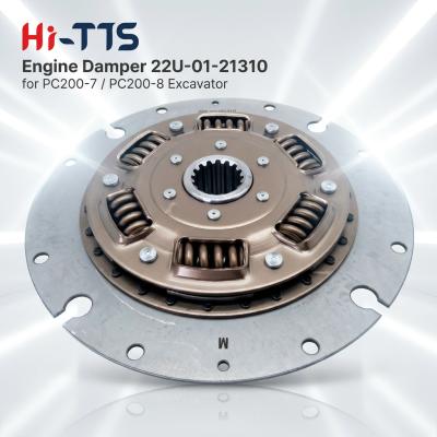 China 22U-01-21310 Damper Clutch Disc for PC200-7 PC200-8 Excavator 15kg Aluminum Alloy for sale