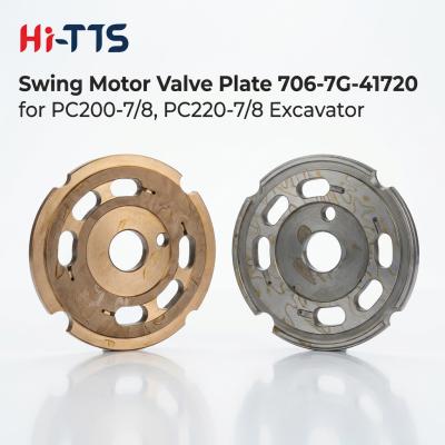 China Swing Motor Valve Plate 706-7G-41720 for PC200-7 PC200-8 PC220-7 PC220-8 Excavator for sale