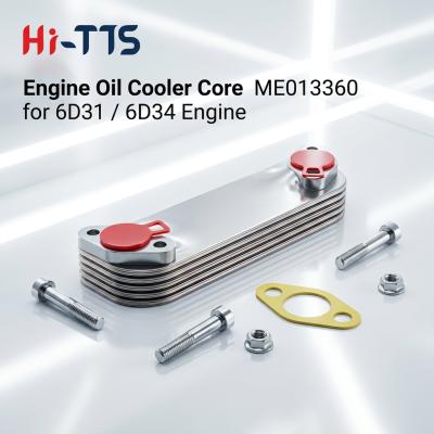 China ME013360 Oil Cooler Core for Mitsubishi Engine 6D34 6D31 4D34 Excavator Spare Part for sale