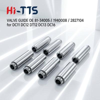 China OE 81-34005 1940008 2827104 Valve Guide 10mm ID 73mm Length for DC11 DC12 DT13 DC16 Engine for sale