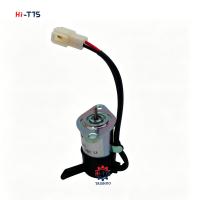 China 12V Fuel Shutoff Cut-off Solenoid Valve OE 16271-60010 16271-60012 For Excavator Diesel Engine Factory Direct Supply for sale