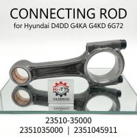 China Engine Machinery Parts  23510-45911 23510-25030 2351025000 2351025030 Connecting Rod for D4DD G4KA G4KD 6G72 Engine Spare Parts for sale