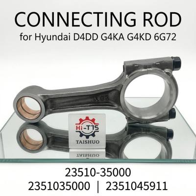 China Engine Machinery Parts  23510-45911 23510-25030 2351025000 2351025030 Connecting Rod for D4DD G4KA G4KD 6G72 Engine Spare Parts for sale
