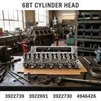 China Cylinder Head 3925400 3934747 3934746 3934773 3917287 for 6BT 6BT5.9  Excavator Engine Parts Construction Machinery Part for sale