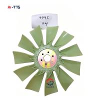 China Direct Fit Radiator Fan Blade 11 Blades OE 600-625-7520 Komatsu PC60 4D95 Engine Cooling Fan Assembly Replacement for sale