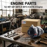 China 24V 70A 5263220 4094089 21Q6-41000 21E6-40030 Alternator  for 4BT 6BT 6BT5.9 4BT3.9 6CT8.3  Engine Excavator Accessories Parts for sale