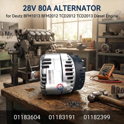 China 28V 80A  01183604  01183191 01182399  Alternator for TCD2012 TCD2013 BFM1013 BFM2012  Diesel Engine Excavator Accessories Parts for sale