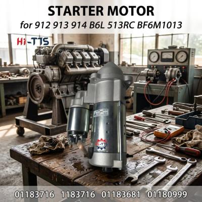 China 01183716 1183716 01183681 01180999 Starter Motor for 912 913 914 B6l 513RC BF6M1013 Diesel Engine Construction Engine Parts for sale