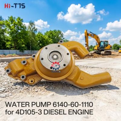 China Excavator Engine 6140-60-1110 Water Pump   for  4D105-3 Komatsu Engine Parts Construction Machinery Parts for sale
