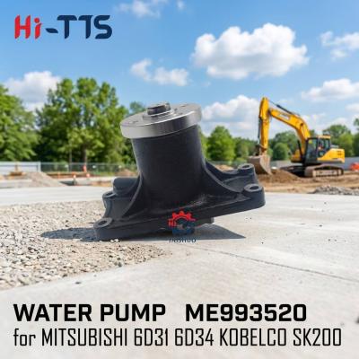 China Water Pump ME993520 Excavator Accessory for Mitsubishi Kobelco  6D31 6D34 SK200-3/5/6 HD700-5 Excavator Parts  Engine for sale
