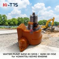 China Engine Water Pump 6212-61-1204 6212-61-1203 for Excavator SA6D140E-1 6D140 PC650-8 Construction Machinery Part for sale