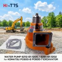 China 6212-61-1205 6212-61-1204 6212-61-1203 Engine Water Pump  for Excavator SA6D140E-1 6D140 PC650-8 Construction Machinery Part for sale