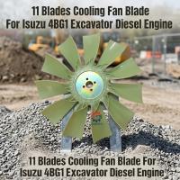 China Heavy Duty 4BG1 1-13660345-0 1-13660345-0 8-97161599-0 Diesel Engine Cooling Fan Blade 11 Blades Replacement Parts Fit Isuzu Excavator Construction Machinery for sale