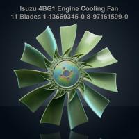 China OEM Specification 4BG1 Diesel Engine Cooling Fan 11 Blades 1-13660345-0 8-97161599-0 for Isuzu Excavator Precision Engineered Replacement for sale