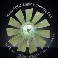 China Direct Fit Bolt-On Engine Cooling Fan Blade 11 Blades 1-13660345-0 8-97161599-0 Isuzu 4BG1 Excavator Fleet Maintenance Part for sale