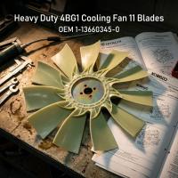 China Heavy Duty 11 Blade Engine Radiator Cooling Fan 1-13660345-0 8-97161599-0 Isuzu 4BG1 Excavator Mining Construction for sale