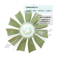 China Direct Fit Bolt-On Engine Cooling Fan Blade 11 Blades 1-13660345-0 8-97161599-0 Isuzu 4BG1 Excavator Fleet Maintenance Part for sale