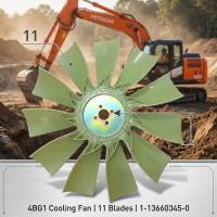 China Heavy Duty 11 Blade Engine Radiator Cooling Fan 1-13660345-0 8-97161599-0 Isuzu 4BG1 Excavator Mining Construction for sale
