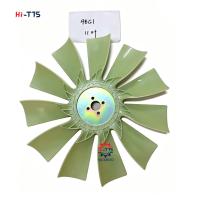 China Direct Fit Bolt-On Engine Cooling Fan Blade 11 Blades 1-13660345-0 8-97161599-0 Isuzu 4BG1 Excavator Fleet Maintenance Part for sale