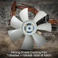 China Aftermarket Excavator Engine Cooling Fan 7 Blades 1-13660-328-0 1136603280 for Hitachi ZAX200 ZAX210 6BG1 Construction Mining Parts for sale