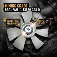 China ZAX200 ZAX210 Excavator Cooling Fan Blade 7 Blades OE 1-13660-328-0 6BG1 Engine Replacement Parts Direct Fit for sale