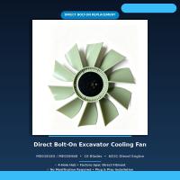 China Direct Bolt-On Excavator Cooling Fan 10 Blades ME018185 ME038468 for 6D31 Diesel Engine SK200-2 SK200-3 SK200-5 for sale