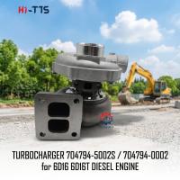 China Construction Machinery Parts Turbo 704794-0002 704794-0001 704794-5002S ME078871 ME078660 Turbocharger for SK330-6E Excavator With 6D16 Engine  Excavator diesel Engine for sale
