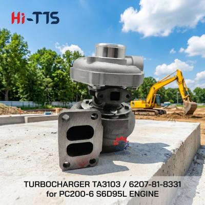 China Engine Parts TA3103 Turbo 6207-81-9330 700836-0001 6207-81-8330 6207-81-8331 465636-0116 Turbocharger for Komatsu PC200-6 S6D95L  Construction Machinery Parts for sale