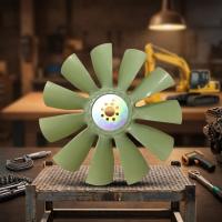 China Direct Fit 11 Blade Cooling Fan OE Z530-38-65-8T11 8 Holes for 4D31 Diesel Kato HD450-7 Excavator OEM Replacement for sale