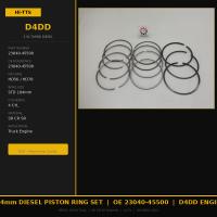 China 104mm Diesel Engine Piston Ring Set OE 23040-45500 Standard Size Replacement for Hyundai D4DD Engine HD65 HD78 Truck for sale