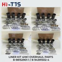 China 4JB1 4HK1 4JJ1 4HG1 OVERHAUL KITS Piston Ring Liner Kit for Isuzu Excavator Diesel Engine Parts  Construction Machinery Parts for sale
