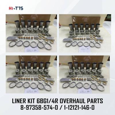 China Complete Overhaul Kit 6BG1/4R  8-97358-574-0 1-12121-146-0 1-11261-119-0 1-11510-074-0 1-87811-203-0 1-12551-050-1 Overhaul Kit Liner Kit  for EX200 ZX200 ZX210 ZX230 ZX240 Excavator Engine Parts for sale