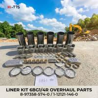 China EX200 ZX200 ZX210 ZX230 ZX240 Excavator Engine Parts Complete Overhaul Kit 6BG1/4R  8-97358-574-0 1-12121-146-0 1-11261-119-0 1-11510-074-0 1-87811-203-0 1-12551-050-1 Overhaul Kit Liner Kit for sale