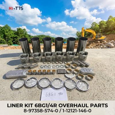 China EX200 ZX200 ZX210 ZX230 ZX240 Excavator Engine Parts Complete Overhaul Kit 6BG1/4R  8-97358-574-0 1-12121-146-0 1-11261-119-0 1-11510-074-0 1-87811-203-0 1-12551-050-1 Overhaul Kit Liner Kit for sale