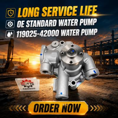 China 119025-42001 11902542001 Diesel Engine Water Pump Cooling System Replacement For Kubota 3TNM72 3TNM74F Excavator for sale