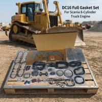 China Industrial DC16 Diesel Engine Full Gasket Overhaul Kit 551387 2295057 2268358 2158945 Complete Seal Set for sale