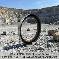 China Skeleton Radial Shaft Oil Seal Size 168×188/190×30/32 Fit FH12 FH16 FM12 FMX EC360 EC380 EC460 EC480 Replacement Parts for sale