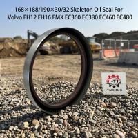 China Skeleton Radial Shaft Oil Seal 168×188/190×30/32 Mixed Fleet Universal Replacement For FH12 FMX EC360 EC480 Construction Machinery Aftermarket Parts for sale