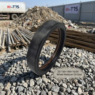 China ZD 150×180×16/30 Rectangular Double Spring Combined Skeleton Oil Seal Fit CG30B CG930 ZL30B-II ZL30E CG932H LW300F/KV CLG830 LG833 XG930 LG930 SEM630 Loader Wheel Reducer Replacement Seal for sale