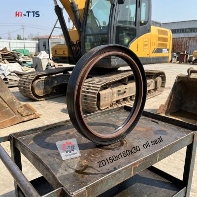 China ZD 150×180×16/30 Rectangular Double Spring Combined Skeleton Oil Seal Multi-Brand Precision Wheel Reducer Seal For CG930 ZL30E LW300F LG930 SEM630 Replacement for sale