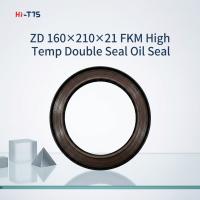 China ZD 160×210×21 FKM High Temperature Double Seal Rectangular Combined Skeleton Oil Seal For Heavy Loader Gearbox Wheel Reducer Replacement Parts for sale
