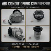 China diesel Engine Parts 11Q6-90091 11Q690091 Air Compressor for Hyundai HX220 L HX220 Construction Machinery Engine for sale