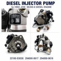 China Fuel Injector Pump 22100‑E0036 294000‑0619 For Hino J05E Engine Excavator SK200‑8 SK250‑8 SK260‑8 Construction Machinery Spare Parts for sale
