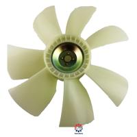 China 6BG1 4-Hole 7-Blade Plastic Fan Blade for ZAX200 ZAX210 ZAX220 ZAX230 ZAX240 Excavator Cooling System for sale
