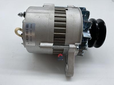 China EX200-1 6BD1 Engine Alternator 24V 30A 1-81200365-0 1812003650 for Excavator Generator for sale