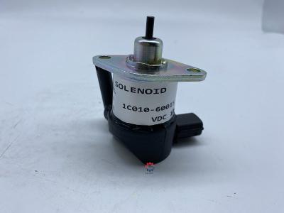 China Kubota V1505 Engine Stop Solenoid Valve 1C010-60015 12V Fuel Shutoff for sale